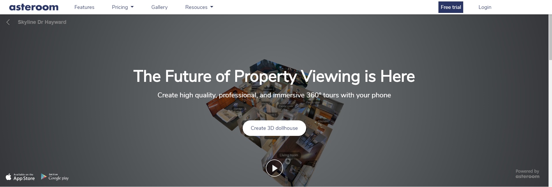 Asteroom: 3D Virtual Tour Creating Solution - Fast and Professional